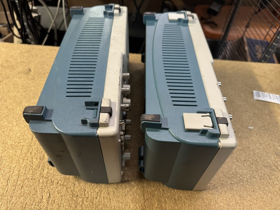 2 x Tektronix TDS2012 Oscilloscope 100MHz 1GS/s 2ch LOT 2 ASIS PARTS ...
