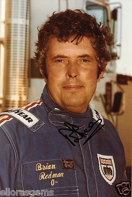 British Racing Le Mans Driver Brian Redman Hand Signed Photo 12x8" CA ...