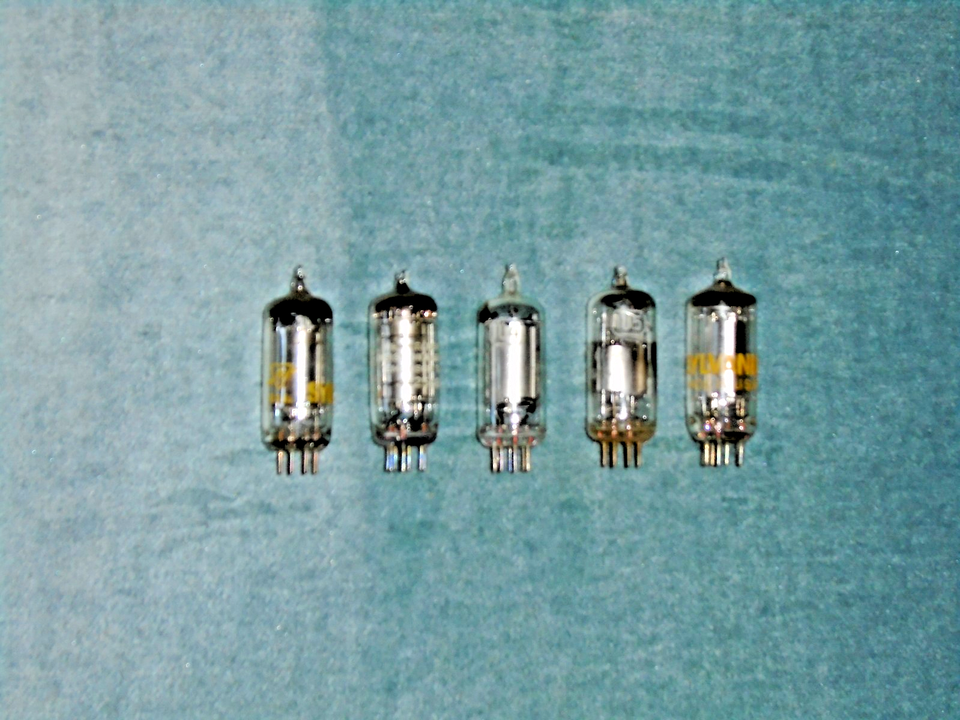 1L6 1U4 1U5 3V4 Vacuum Tubes 122% NOS Rated Zenith H500 600 Trans ...