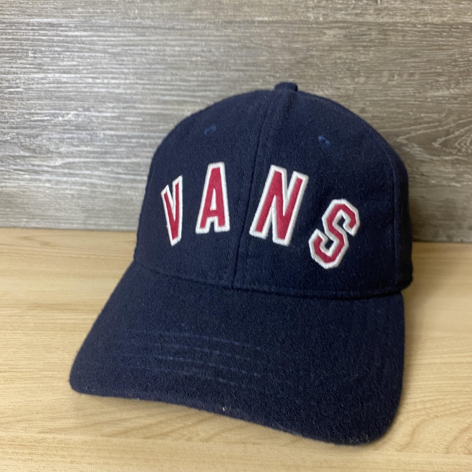 Vans Hat Cap Strap Back Wool Embroidered Letters Skateboarding Mens | eBay
