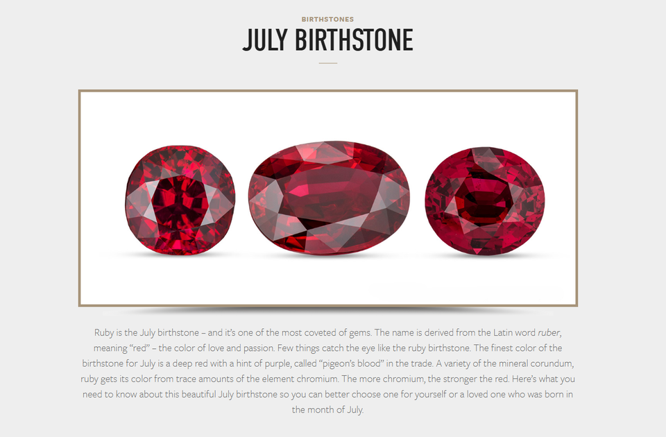 14K Gold 0.60 Ct Natural Ruby And Blue Sapphire Gemstone Necklace-Ruby ...