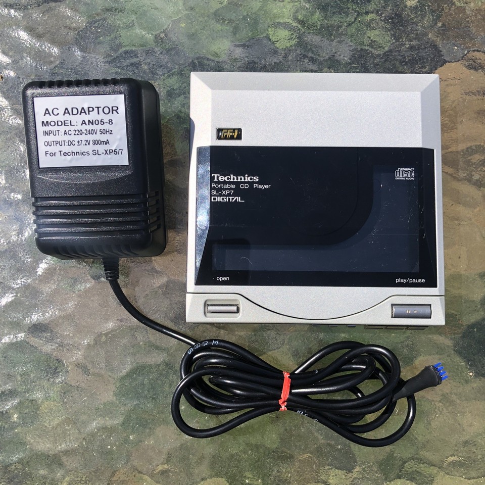 Technics SL-XP7 Digital Portable CD Player & Charger AS-IS UNTESTED | eBay