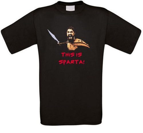 300 Sparta Spartans Leonidas Gerard Butler Cult Movie T-Shirt | eBay