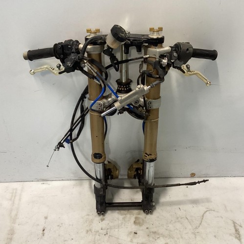 2004-2006 Yamaha YZF R1 FRONT END FORKS TUBES LEGS TREES CALIPERS ...