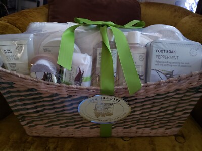 new with basket Bath and Body Spa Gift Baskets Pampering Gift Set. | eBay