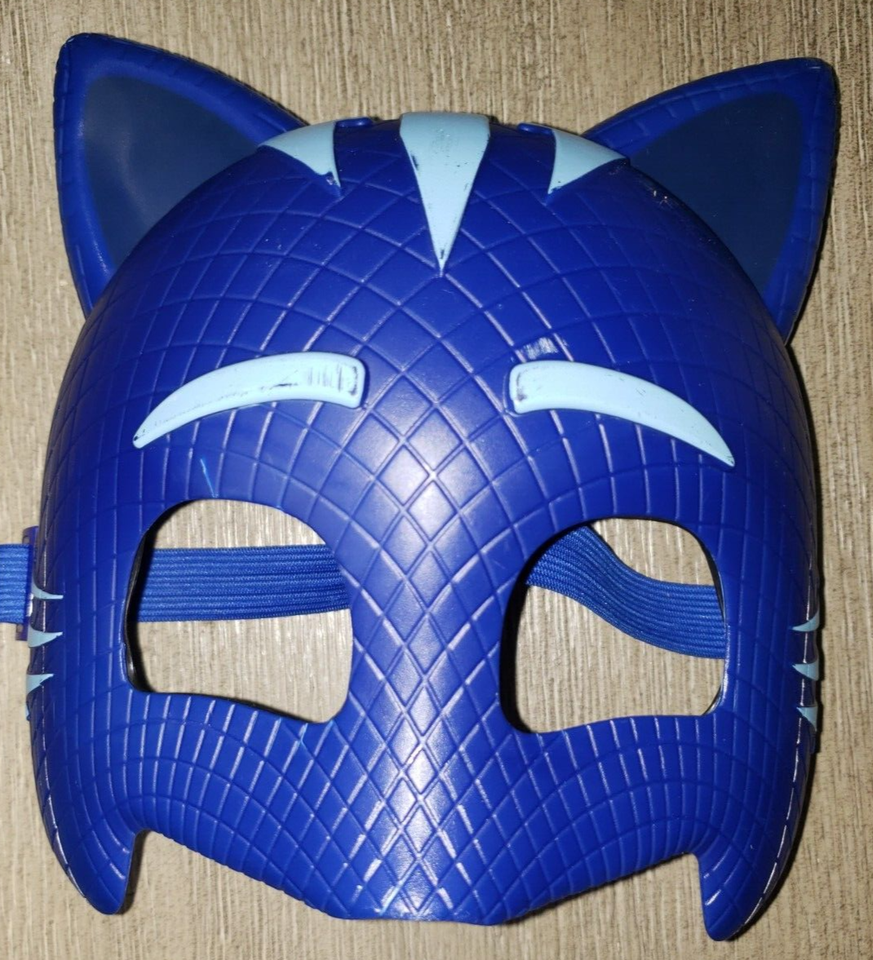 boys BLUE PJ MASKS HALLOWEEN COSTUME jumpsuit mask size 4 to 6 2 pc ...