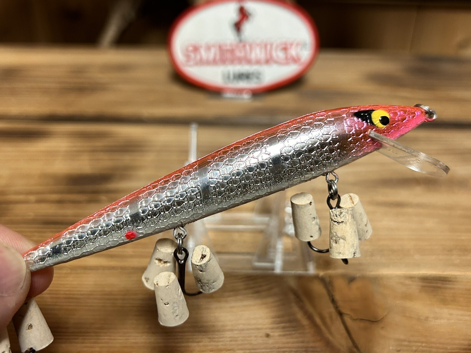 Vintage Smithwick Suspending Rattlin Rogue 4-1/2” Walleye Bass Fishing ...