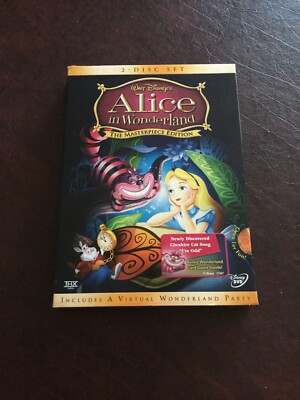 Alice In Wonderland Dvd 2004 2 Disc Set The Masterpiece Edition