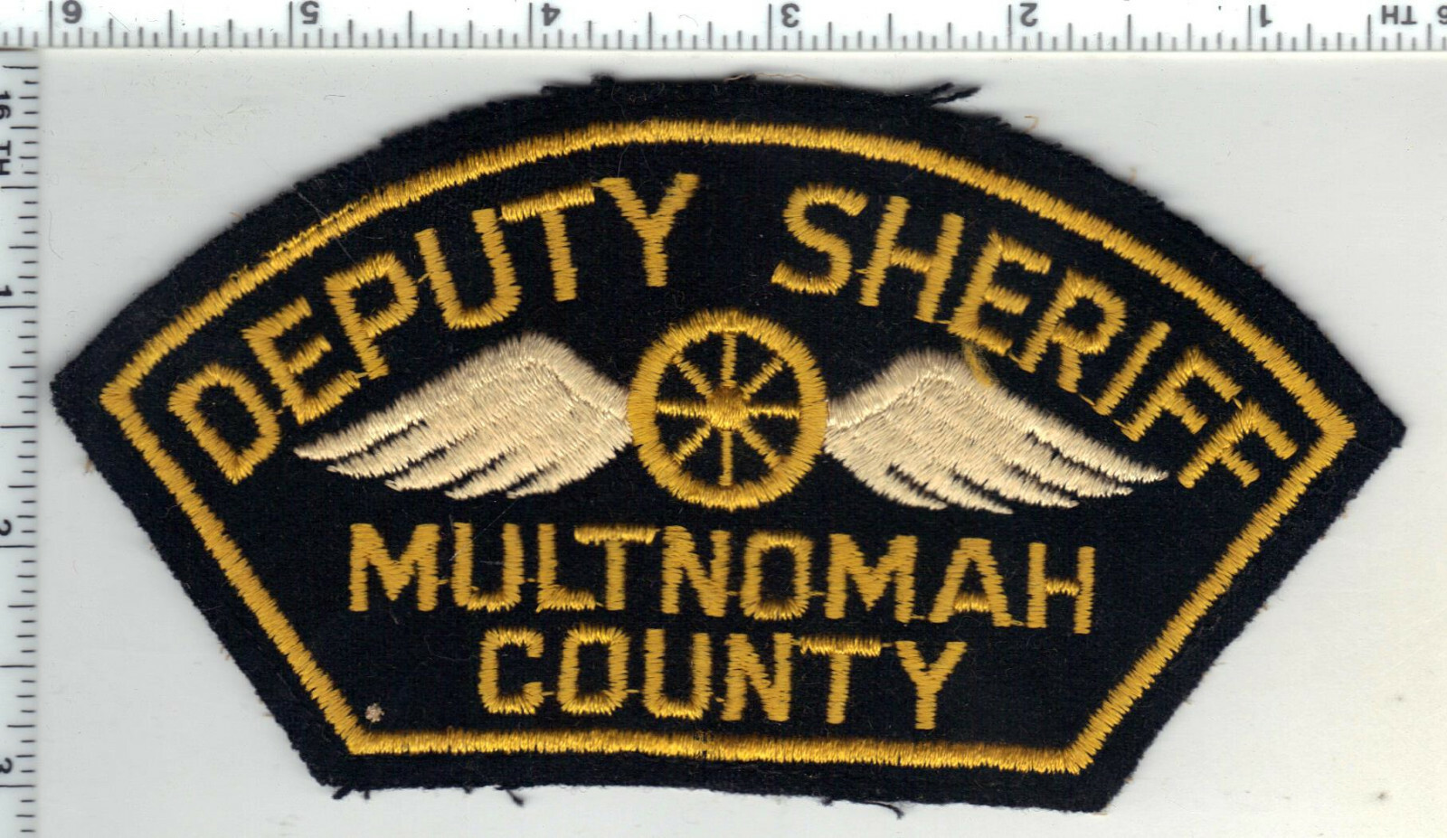 Multnomah County Deputy Sheriff (Oregon) FELT Uniform Take-Off Shoulder ...