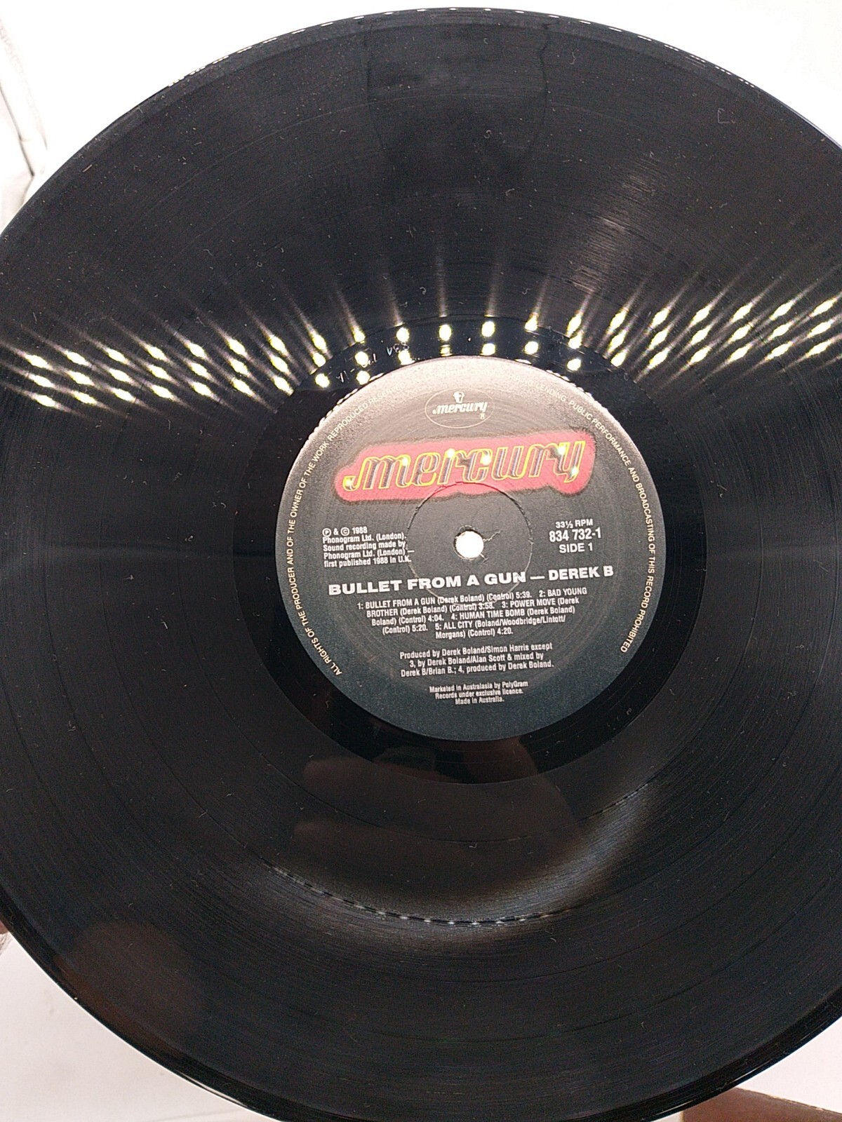 Derekb - Bullet From A Gun - Vinyl LP Record Album | eBay