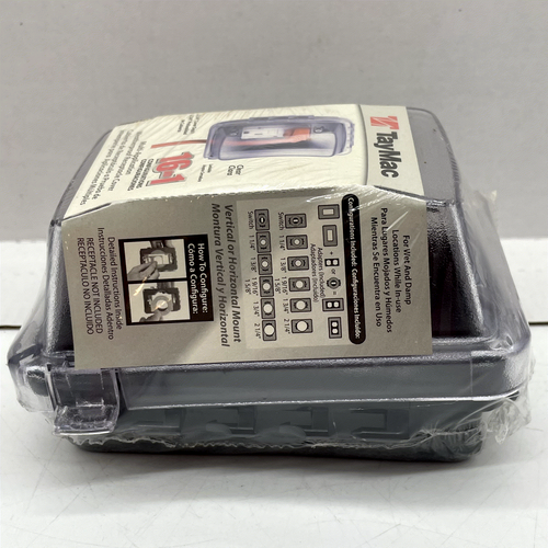 TayMac MM410C Single Horizontal/Vertical Mount Outlet Cover - Clear for ...