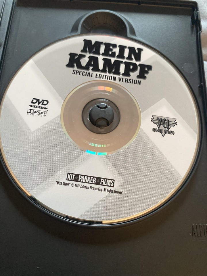 Mein Kampf Special Edition Version DVD Region 1 NTSC 1961 RARE ...