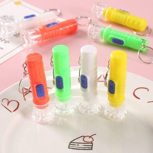 10Pcs Random Color Keychain Light Lamp Toy LED Torch Children Kid ...