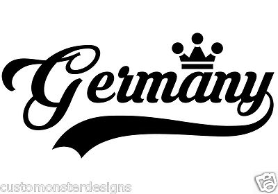 Germany Sticker... Germany Vinyl Wall Art Quote Decor Words Decals ...
