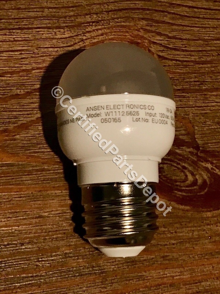 2 Pack - NEW OEM Whirlpool Replacement LED Light Bulb W11125625 ...