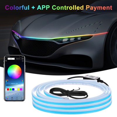 Engine Hood Light Strip Daytime Running Hoods for Car Led Lights | eBay UK