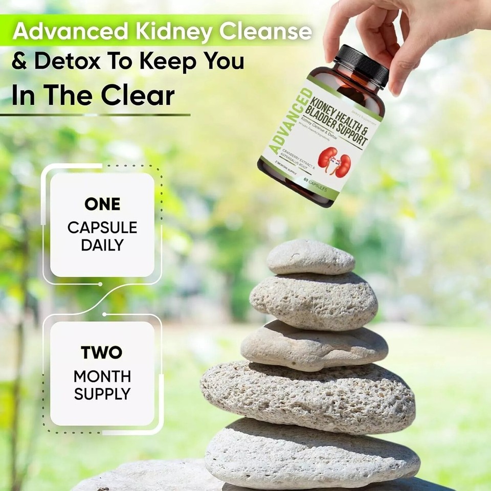 Kidney Cleanse Detox & Repair and Bladder Support- Kidney Support Supplement for | eBay