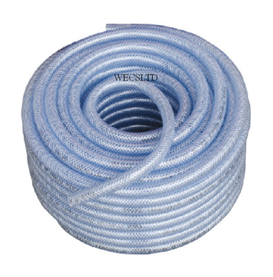 Reinforced CLEAR PVC Braided Hose, Garden, Flexible Plastic Air Tubing ...