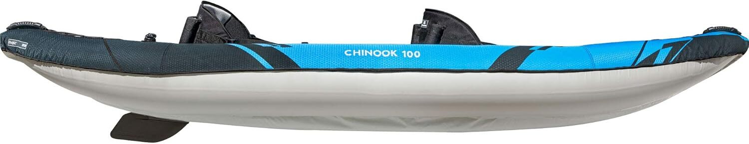 AQUAGLIDE Chinook 100 Inflatable 10' Foot Kayak Kit Packable ...