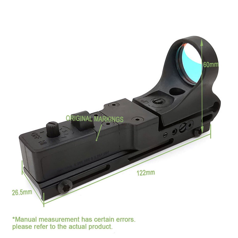 C-MORE Red Dot Reflex Sight Tactical Scope Adjustable Optics 2MOA ...
