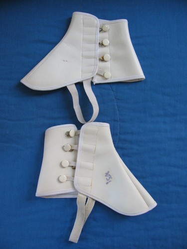 Spats/Spatterdashes (white) Vinyl used | eBay