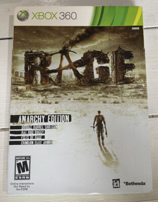 xbox 360 RAGE Anarchy edition three disc set with cover | eBay
