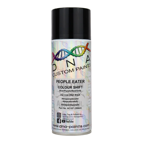 DNA PAINTS Colour Shift Pearl (Blue/Purple/Red/Gold) Spray Paint 350ml ...