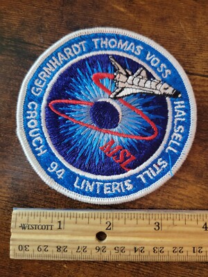 NASA Space Shuttle COLUMBIA Historic STS-94 Mission Patch MSL | eBay