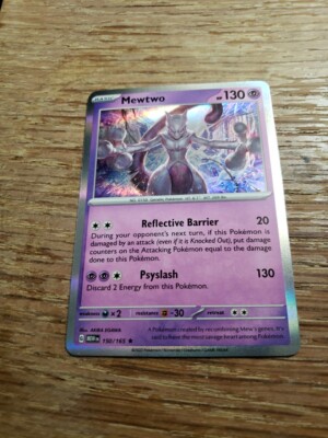 Mewtwo 150/165 Sv: Scarlet & Violet 151 Holo | eBay