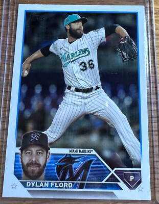 Dylan Floro 2023 Topps Update Series #US92 Miami Marlins MLB Baseball ...
