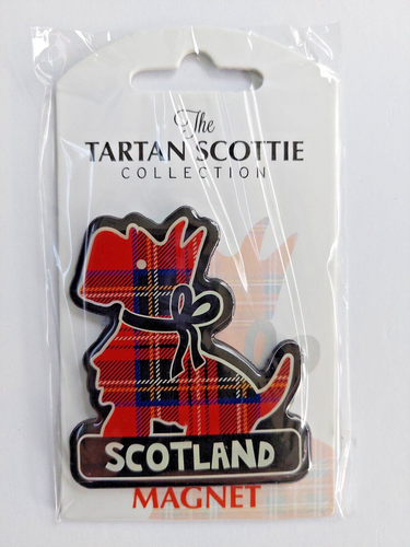 Magnets - SCOTLAND Scottish Tartan Scottie Dog - Scottish Souvenir ...