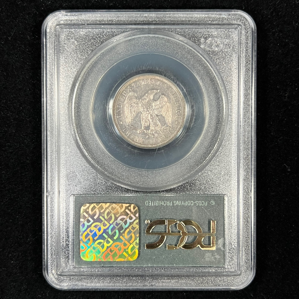 1875-CC 20C AU50 PCGS OGH Twenty Cent Piece - Great Eye Appeal - PQ For ...