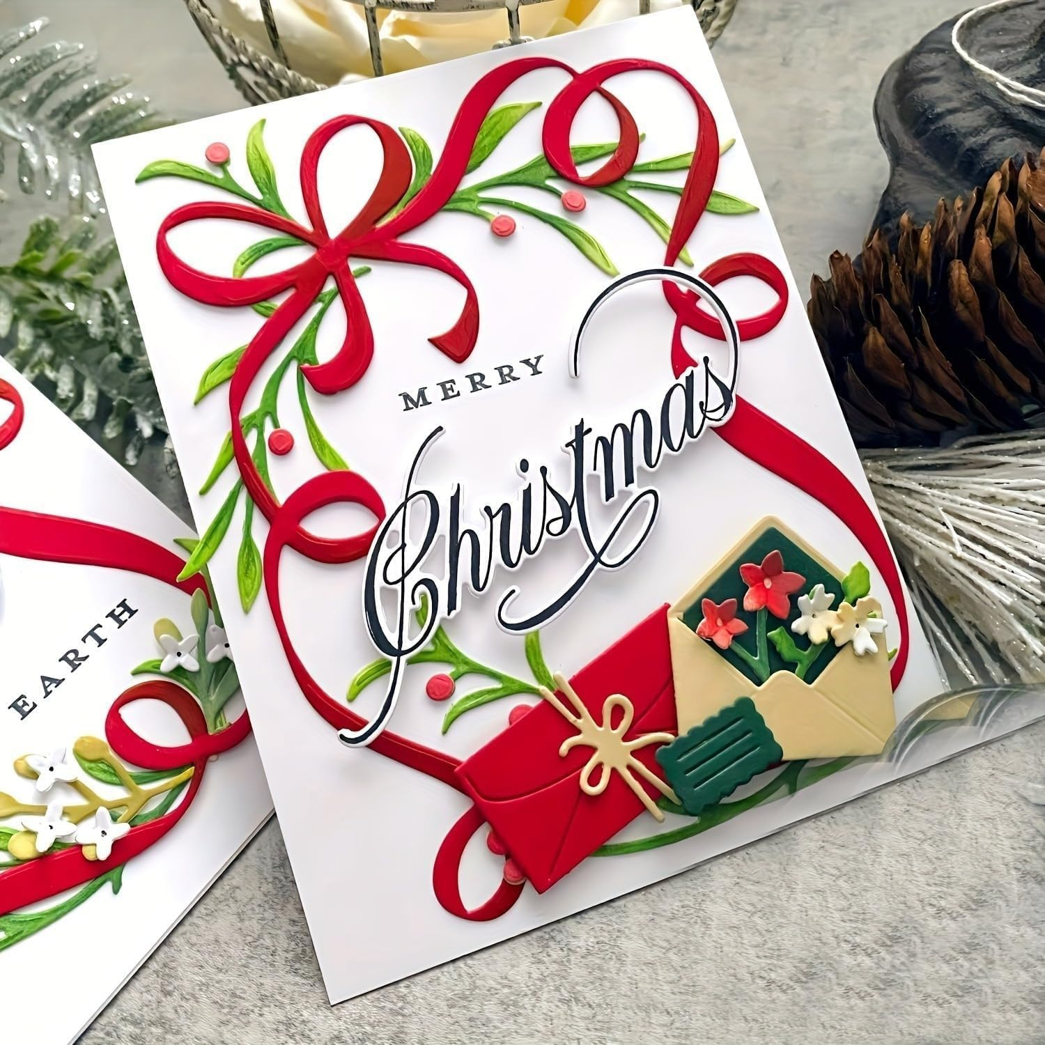 Metal Cutting Die for Scrapbooking, Christmas Cut Stencils for DIY ...