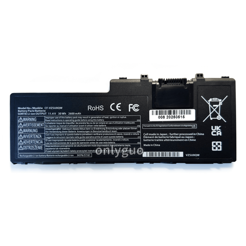 New CF-VZSU0QW Battery for Panasonic Toughbook CF-20 Mk1 Tablet PC 100% ...