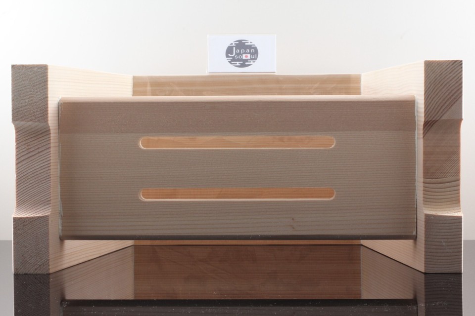 Ichihara Hinoki Wood Chair Isu Furo Bath Stool Onsen 25×16×23cm From ...