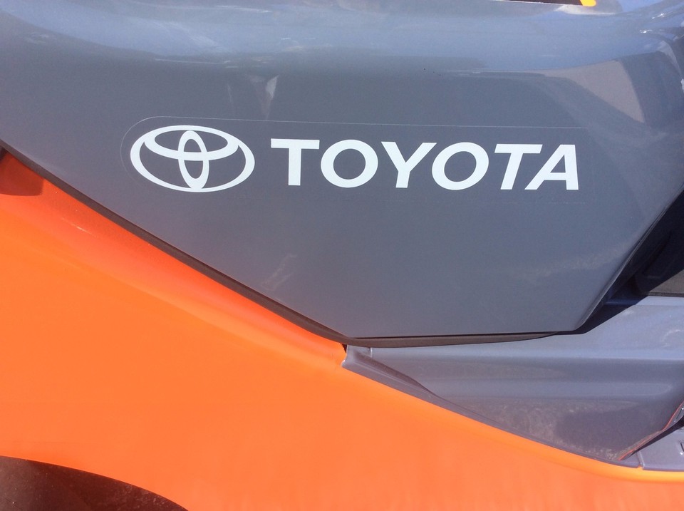 Toyota Forklift Decal Kit detailed with safety decals ( Light GRAY) | eBay