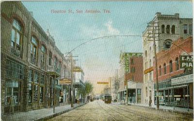 Postcard Houston Street Scene San Antonio Texas c1905 | eBay