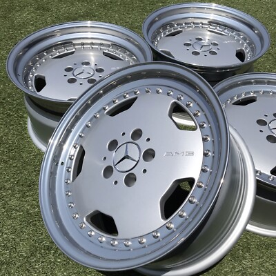 17 MERCEDES AMG R129 R126 SEC SL OEM GENUINE MONOBLOCK 0Z RACING WHEELS ...
