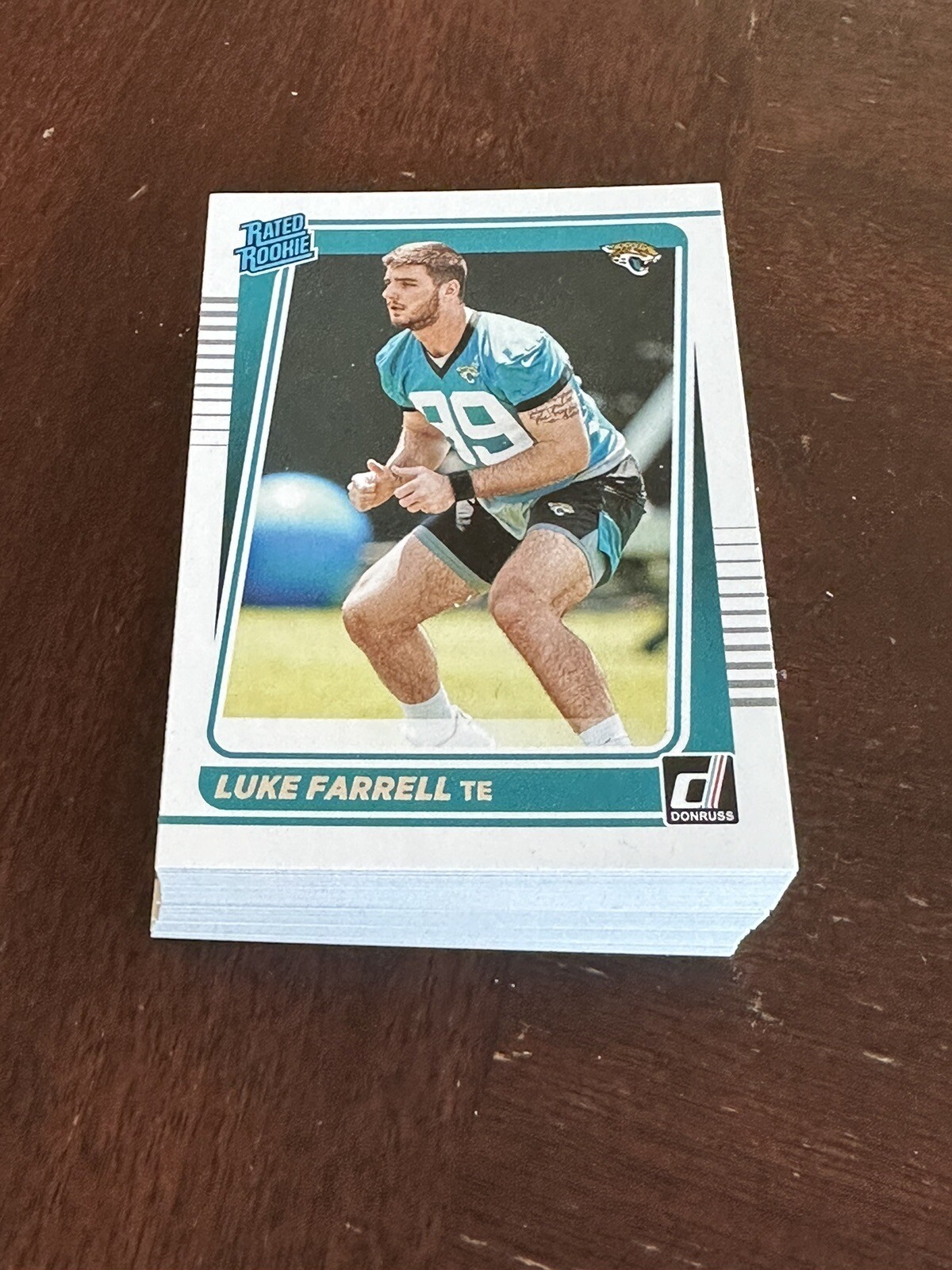 Luke Farrell #307 2021 Donruss Football RC Lot (40) Jacksonville ...