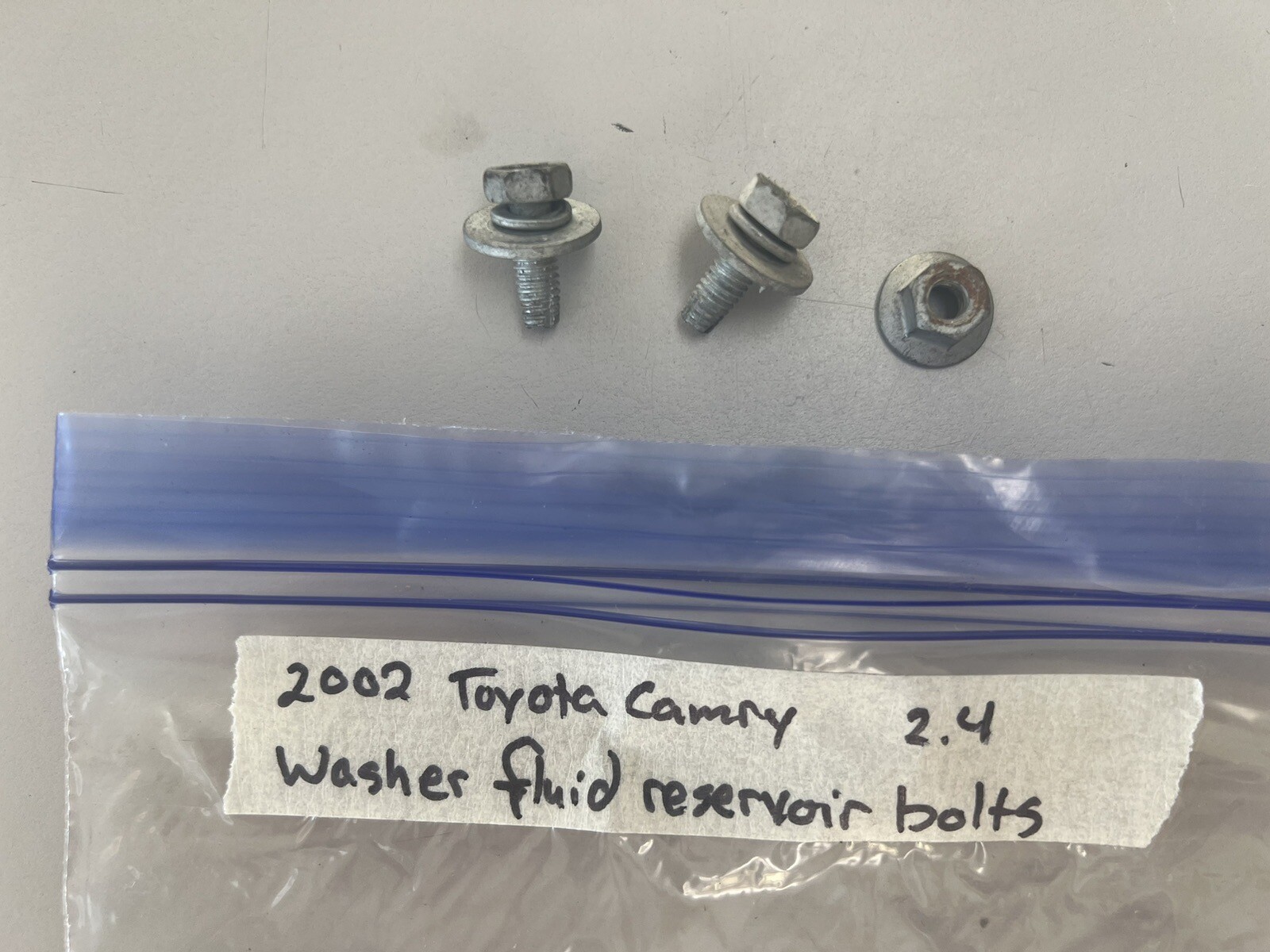 2002 Toyota CAMRY Washer Fluid Reservoir Bolts | eBay