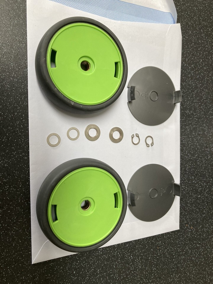 GTECH AirRam Wheels, Washers and Circlips - Used. | eBay UK