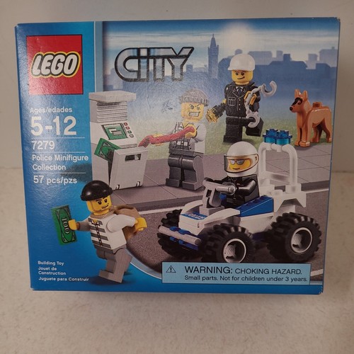 LEGO CITY POLICE MINIFIGURE COLLECTION #7279 NEW 57 PIECES 673419142120 ...