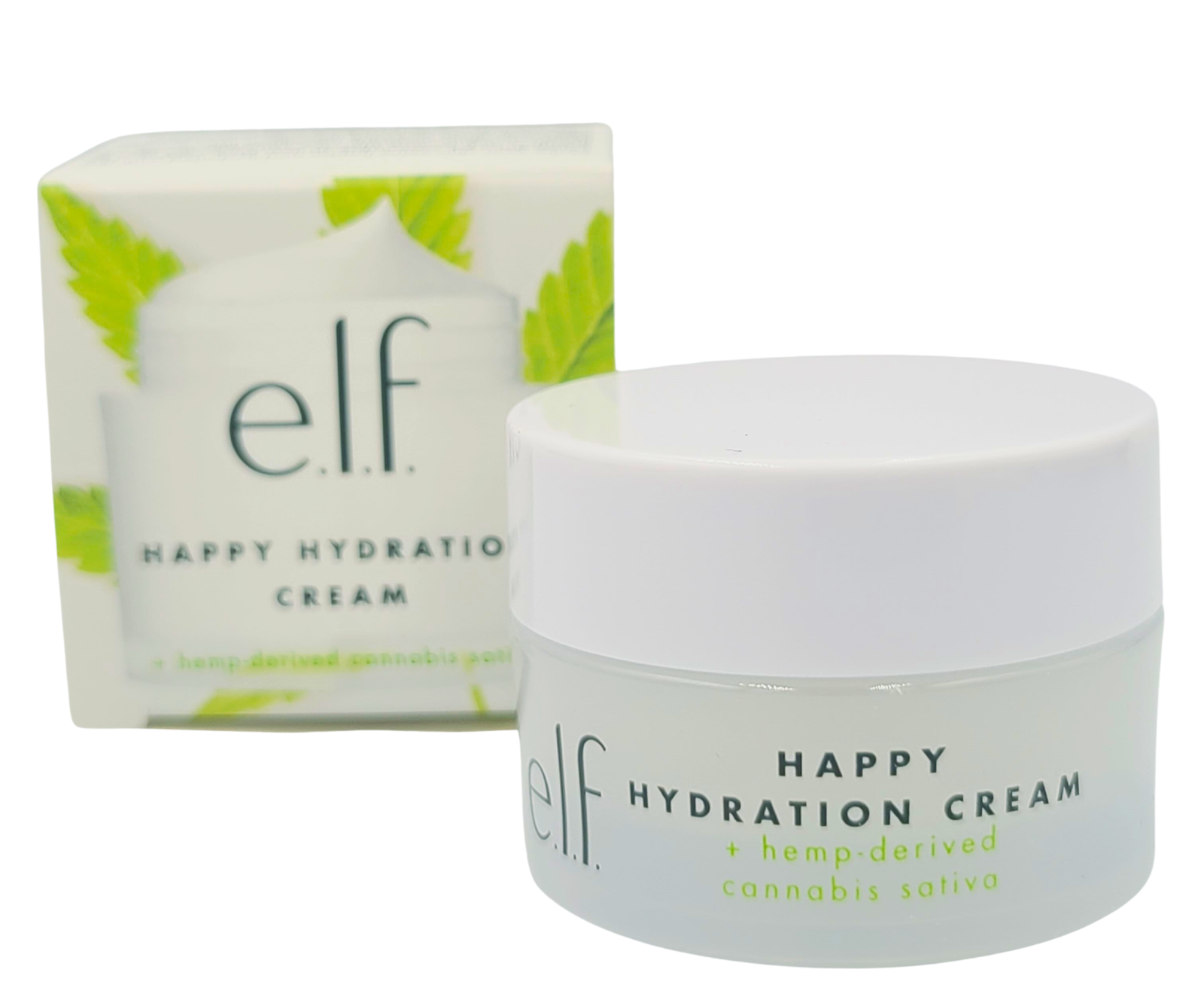 ELF Happy Hydration Cream .52 oz w/Hemp Seed Oil Lip Lacquer Eyelid ...
