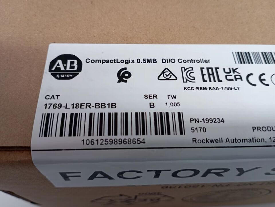 NEW Allen-Bradley 1769-L18ER-BB1B CompactLogix DI/O Controller ...