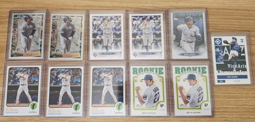 SEIYA SUZUKI Rookie Card Lot 11 Rookie Cards 2022. All Card Shown ...