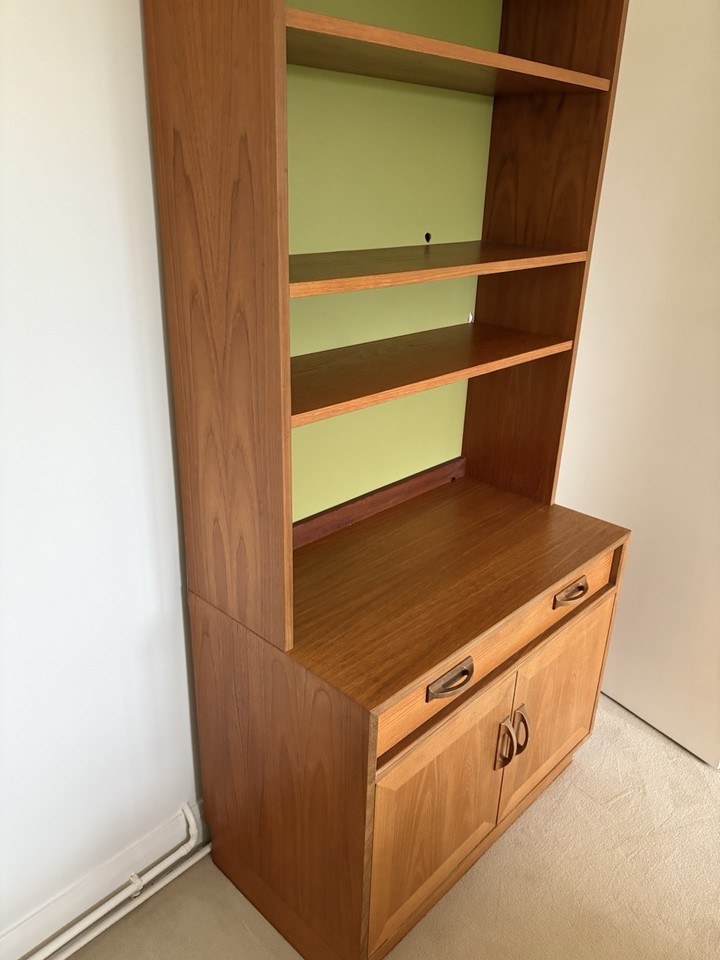 G Plan Bookcase And Storage Or Hi Fi Cabinet 1970s. Teak Finish. | eBay UK