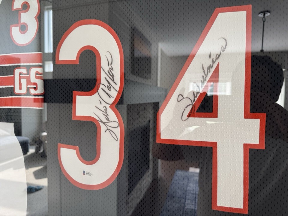 Ultra Rare Walter “Sweetness” Payton AUTOGRAPH Jersey 0114/1000 | eBay