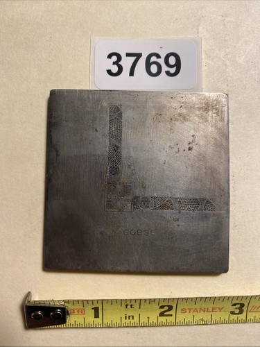 American Bank Note Company Printing Plate 3769 | eBay