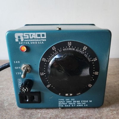 Staco 2PF 501 Variable Transformer, Variac, 120V | eBay