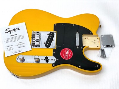 Genuine Fender Squier TELE BODY FULLY LOADED Sonic Telecaster Electric ...